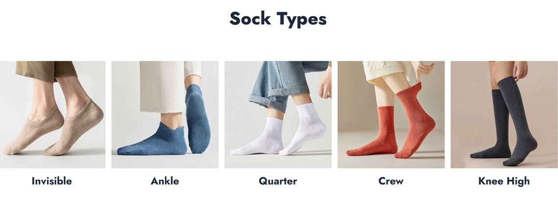 A Comprehensive Guide to Sock Lengths - HE Global Hosiery | China Top Custom Sock Factory
